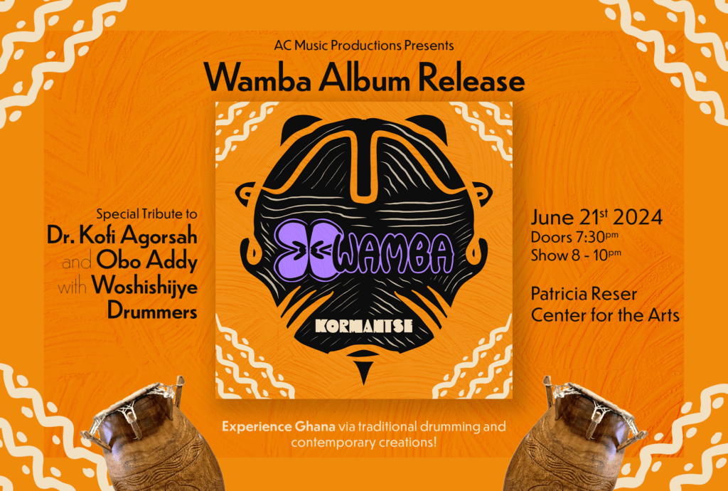 Wamba Album Release & Special Tribute w/ Woshishijye Drummers | The Reser